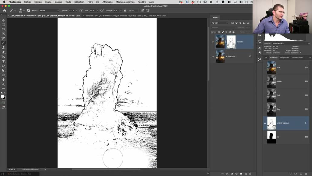 Le masque de contours dans Photoshop