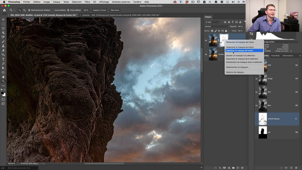 Le masque de contours dans Photoshop
