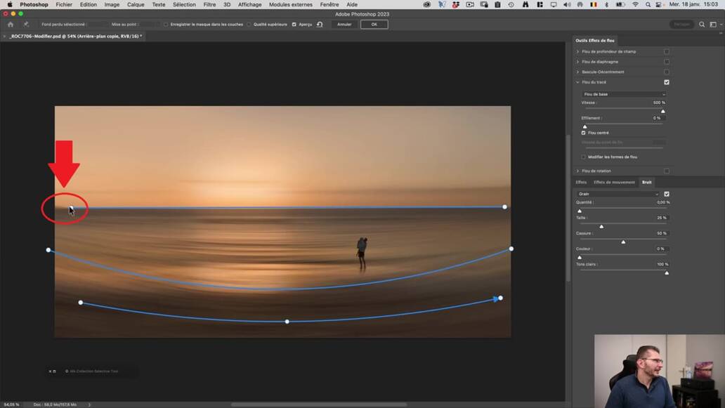 Créer un style onirique avec le flou directionnel dans Photoshop