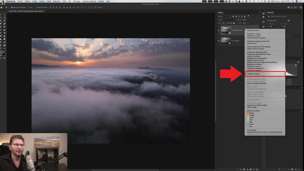 Simuler un effet de pose longue dans Photoshop