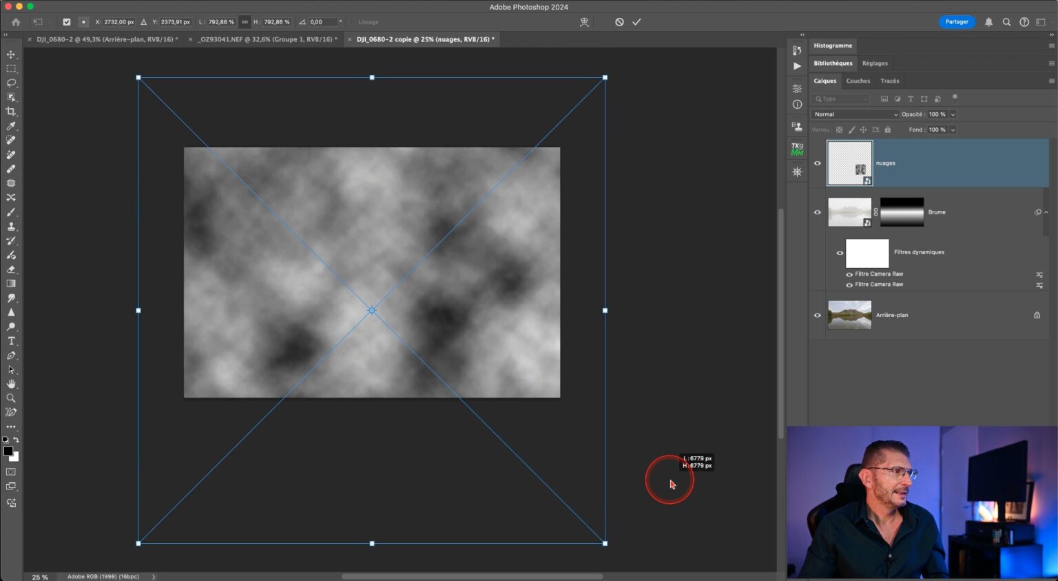 Créer de la brume dans Photoshop