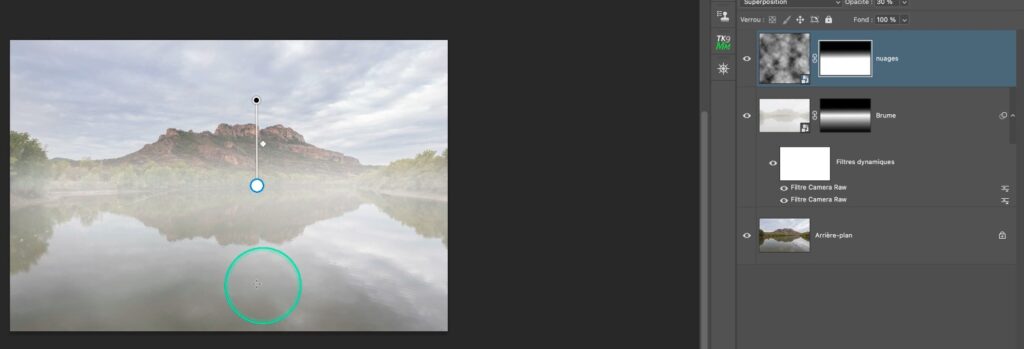 Créer de la brume dans Photoshop