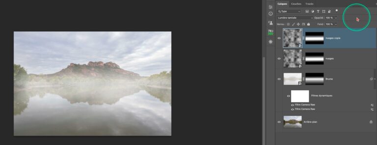 Créer de la brume dans Photoshop