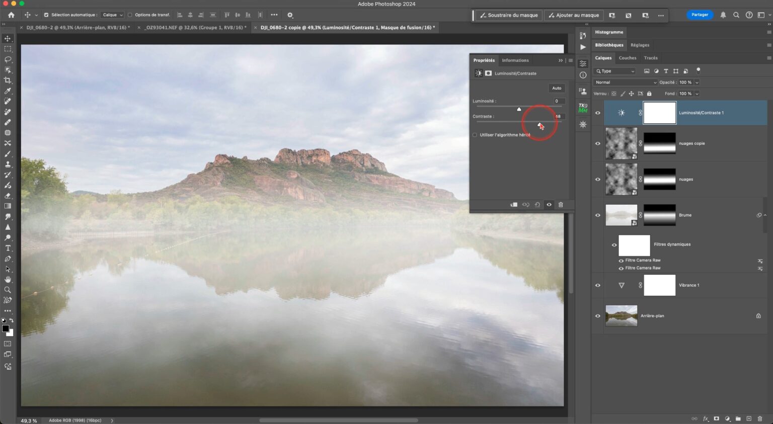 Créer de la brume dans Photoshop